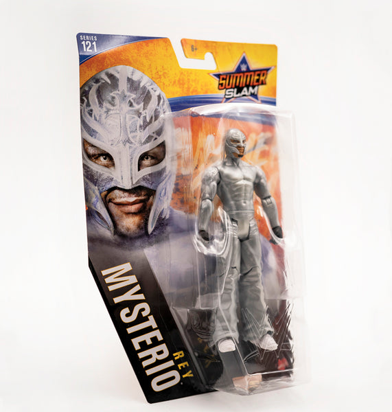 SUMMERSLAM REY WWE SERIES 121 WRESTLING ACTION FIGURE BY MATTEL (SILVE ...