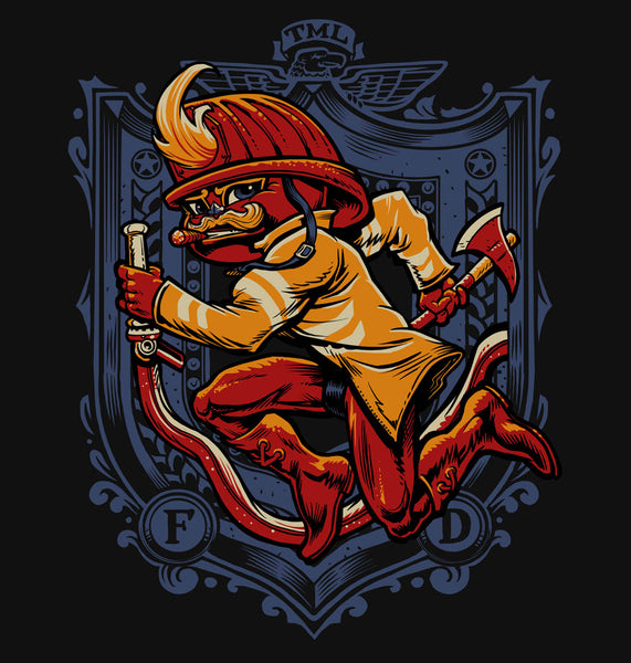 LA FIRE RELIEF SEÑOR FUEGO TSHIRT – The Mighty Luchador